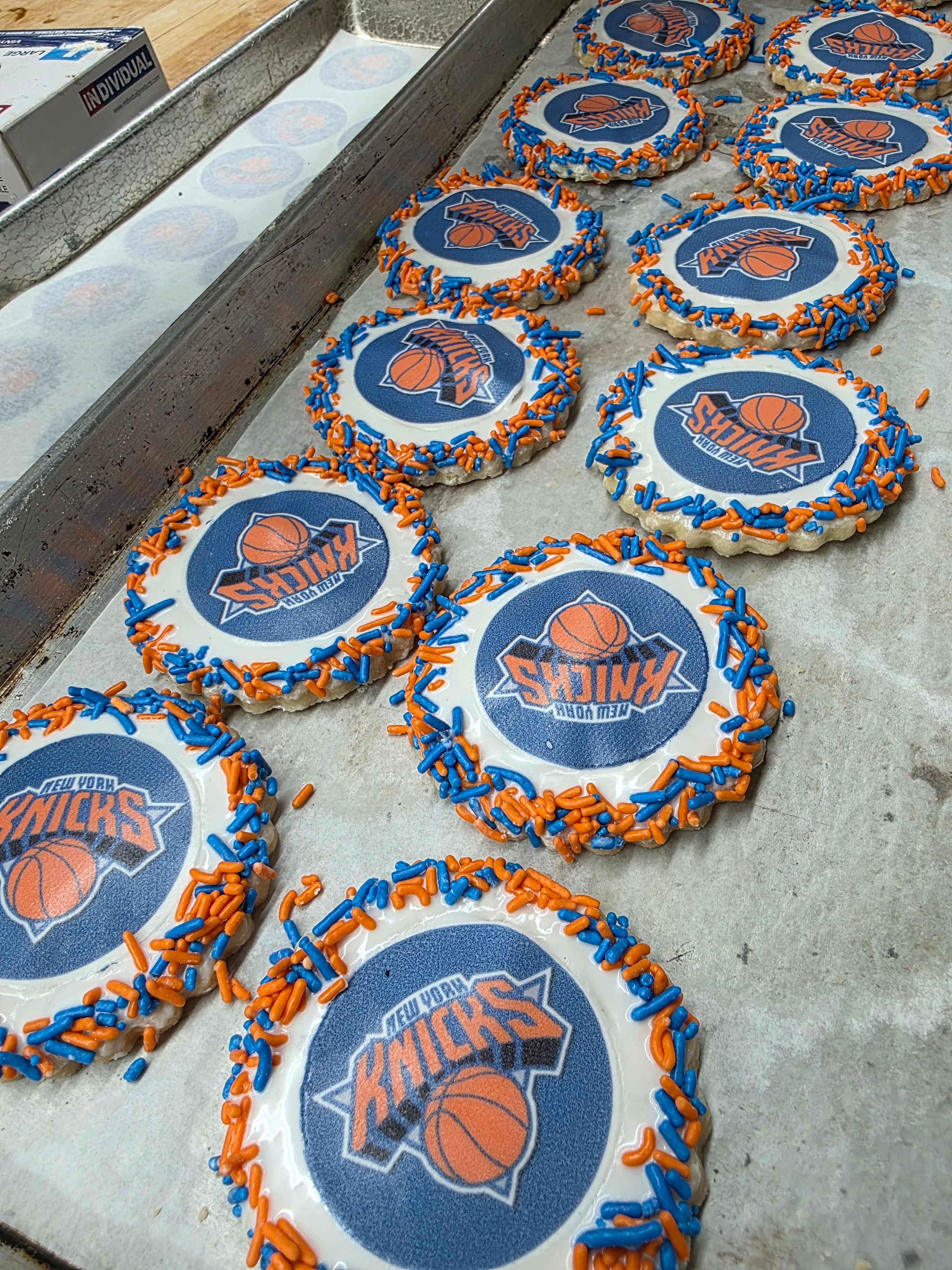 Knicks Logo Cookie 4 Pack – ButterFlake